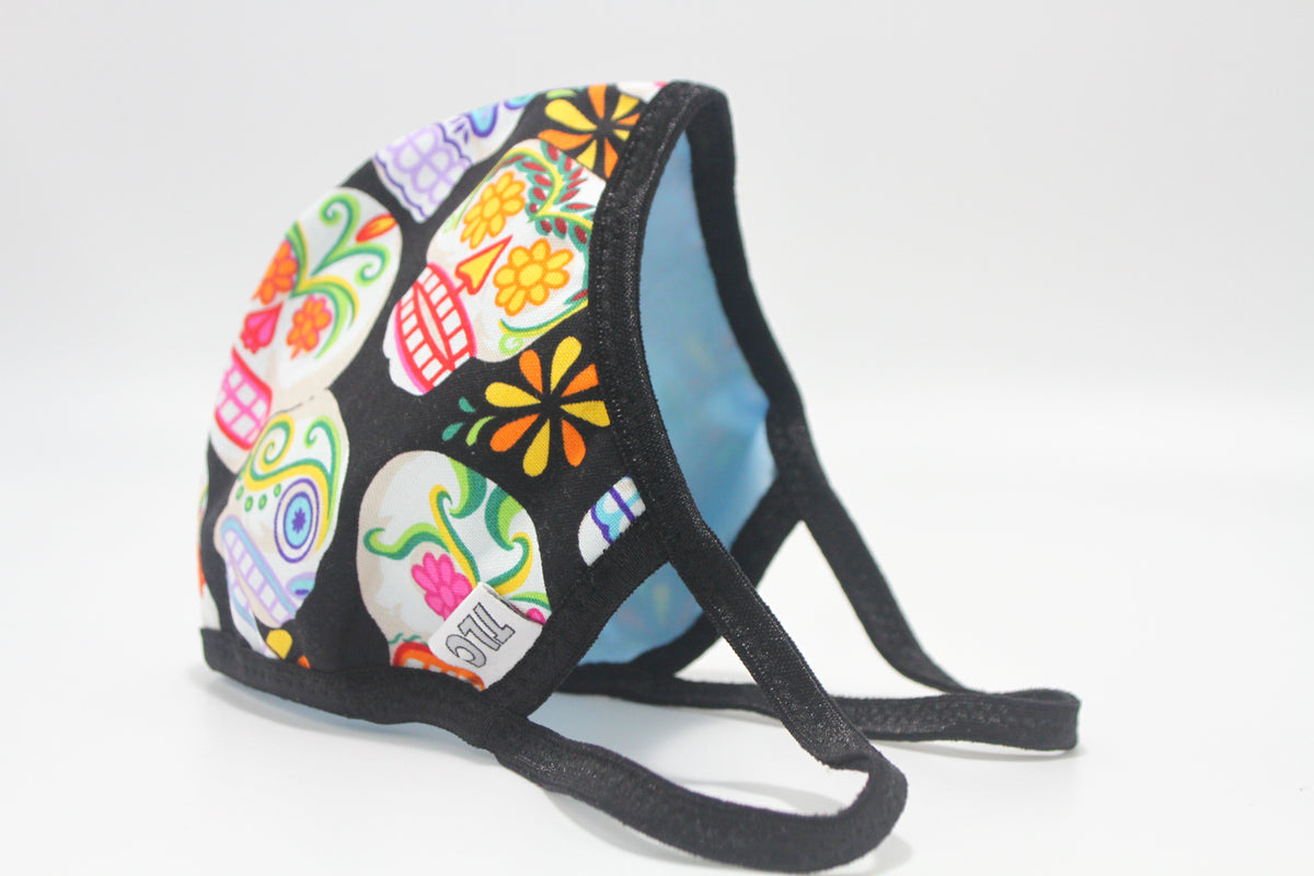 TLC Face Mask - Mini Sugar Skulls Ultra Lightweight – Travel Laundry ...